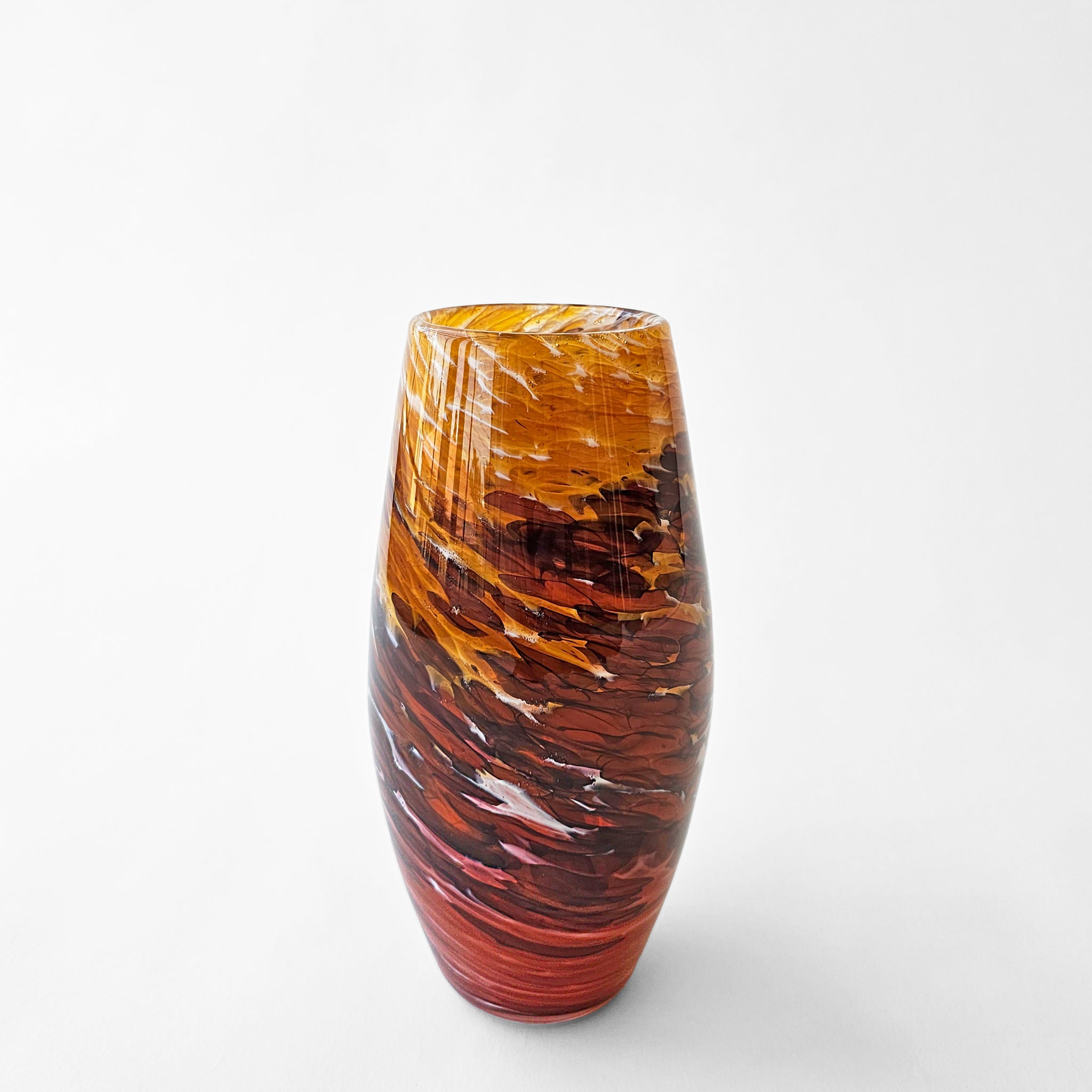 INZAI orange glass vase – Decorative Crafts