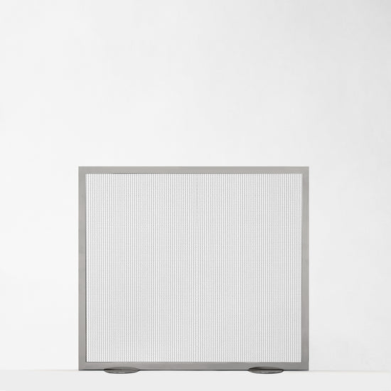 MICA Italian silver fire screen – DC