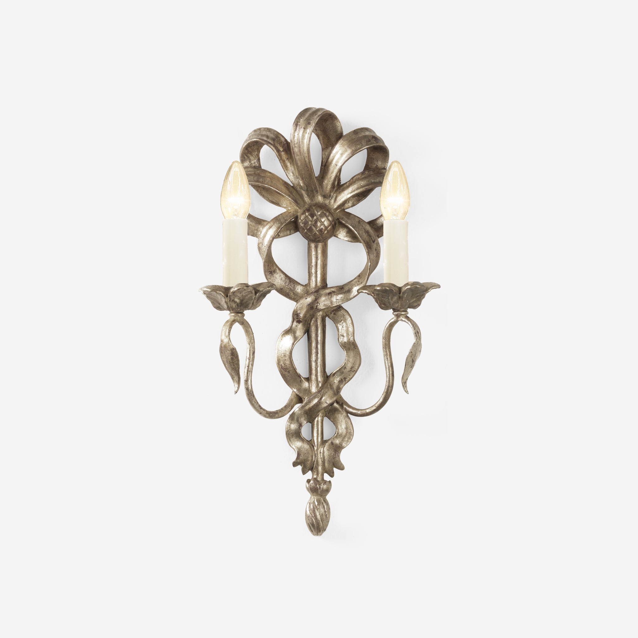 DRAVA silver sconce – Decorative Crafts