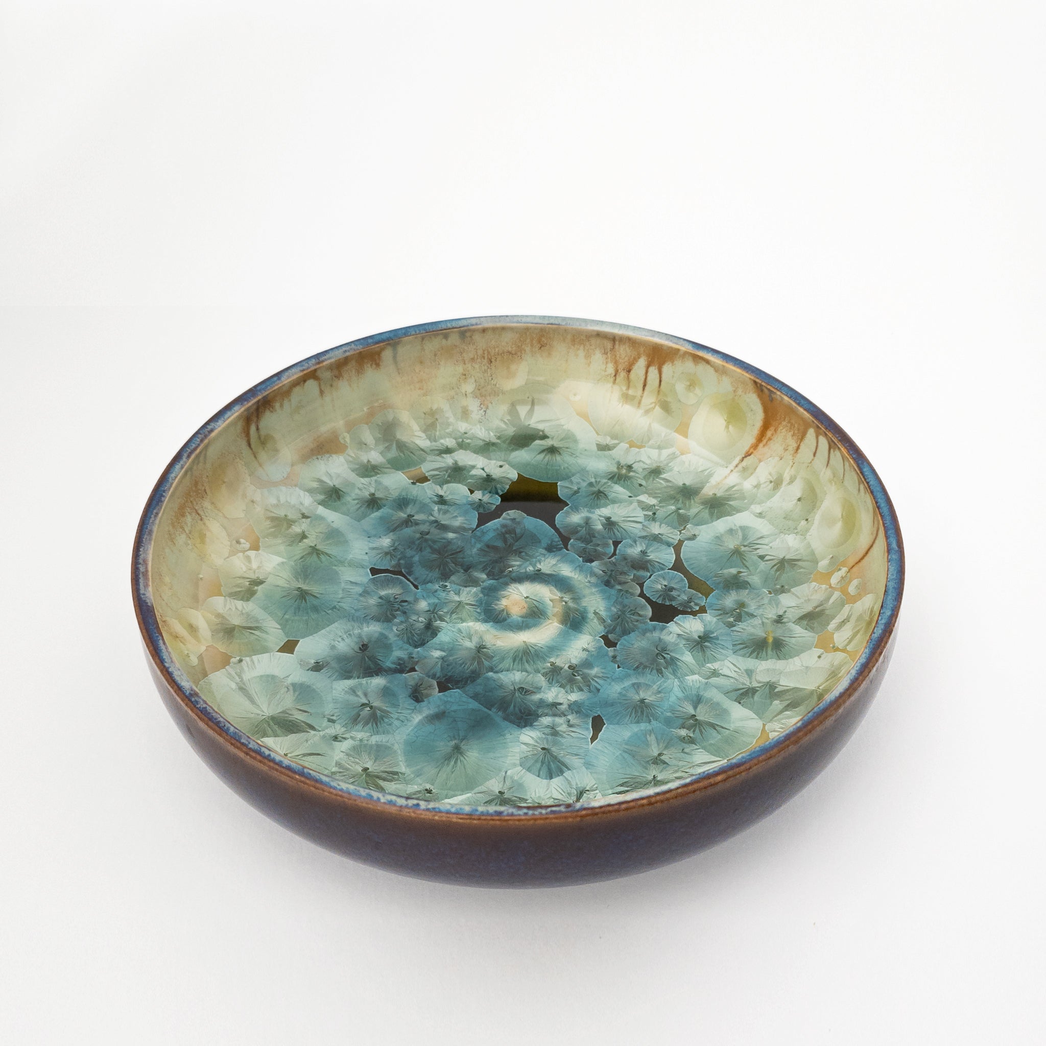 CORA aqua ceramic bowl – Decorative Crafts